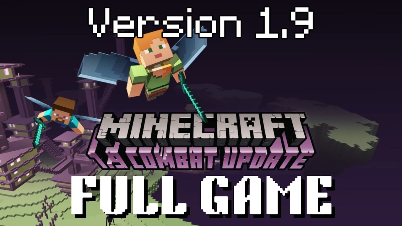 Minecraft 1.9 Full Game Walkthrough | The Combat Update (No Commentary ...