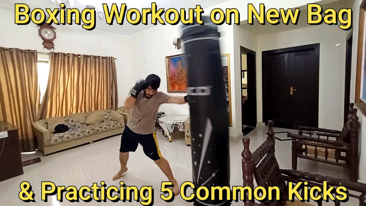 Practicing 5 Common Martial Arts Kicks | Low, Double Tap, Kick, Spinning Back & Side Kick # ...