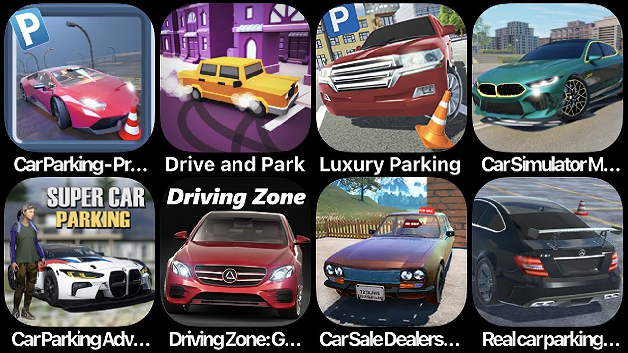 Car Parking, Drive and Park, Luxury Parking, Car Simulator, Car Parking ...