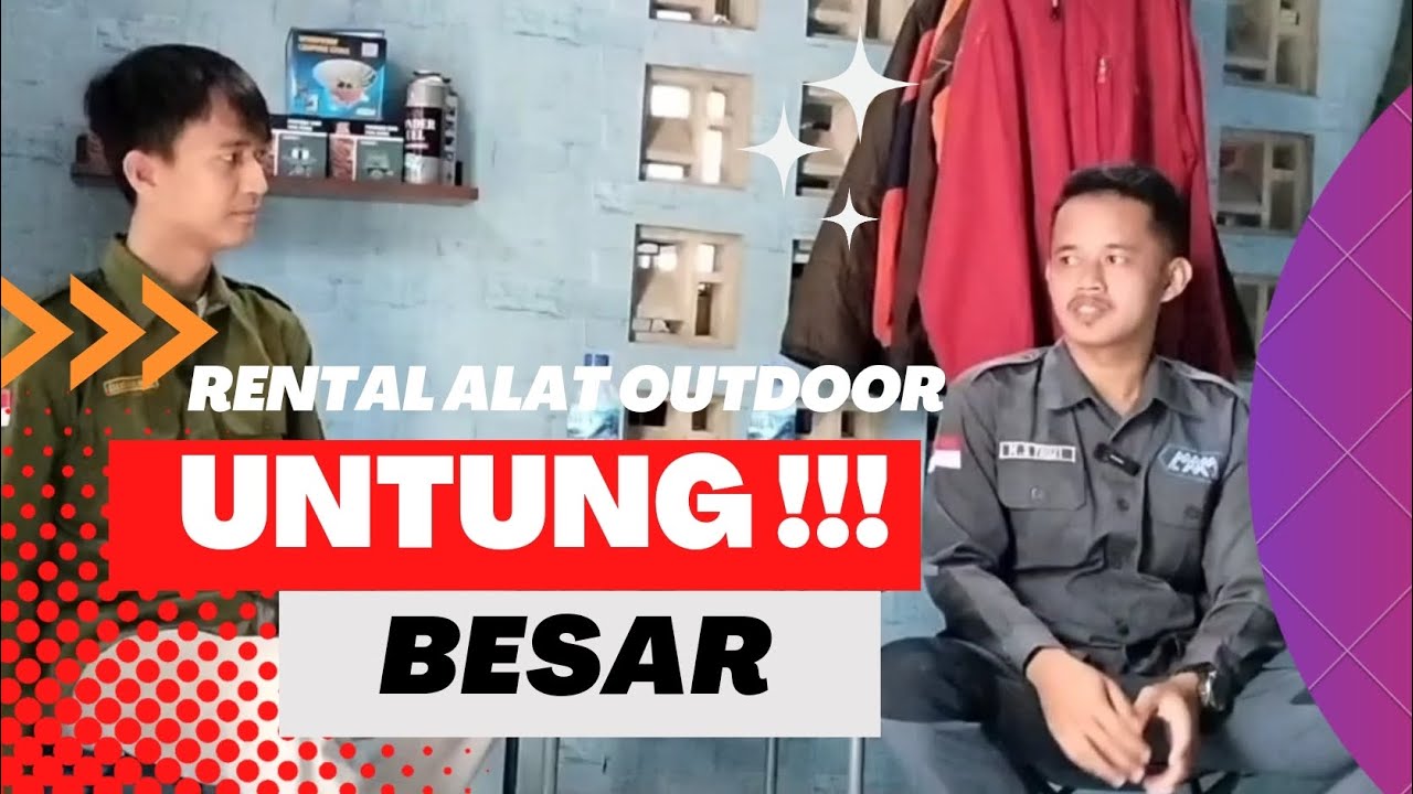 Tips Buka Rental Alat Gunung / Outdoor - YouTube