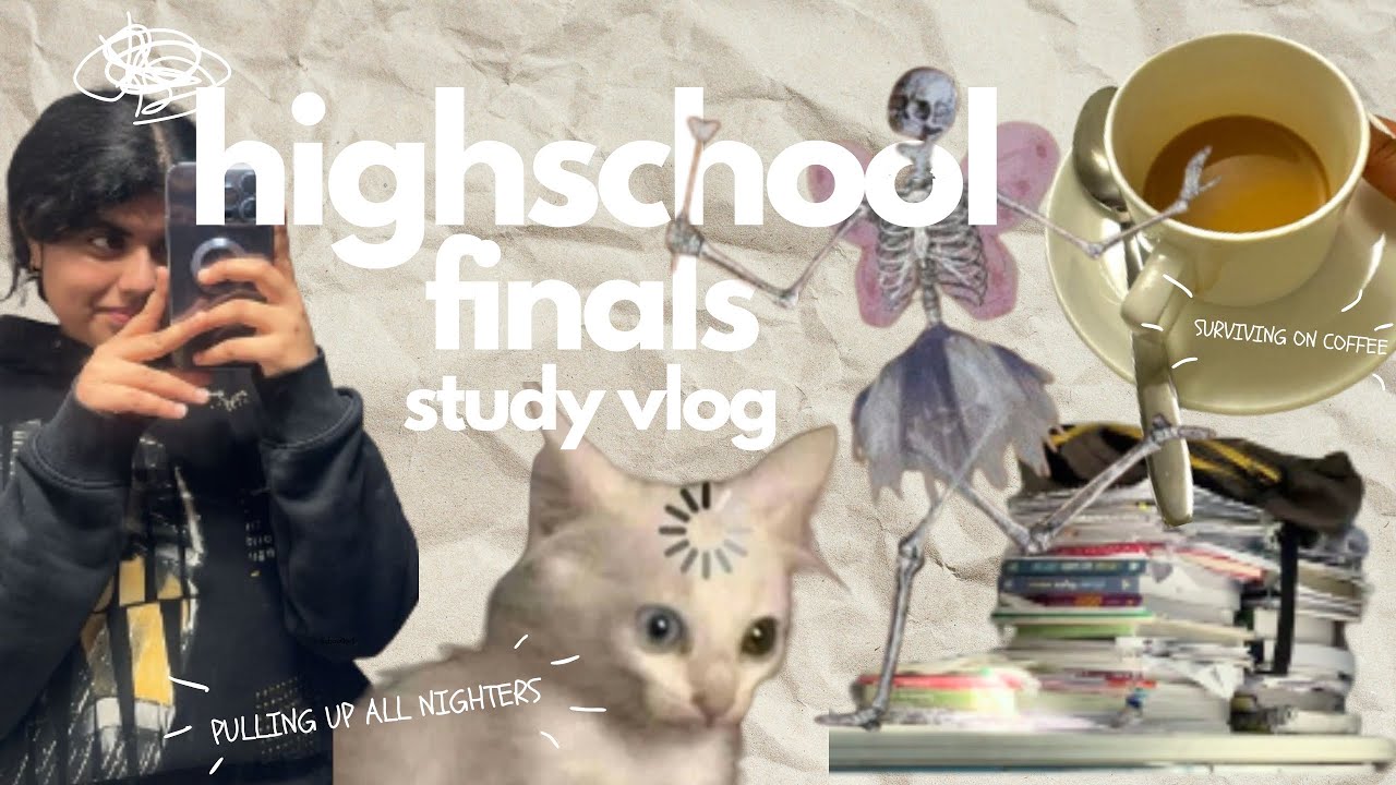 HIGHSCHOOL FINALS WEEK |11th grade |CBSE|study grind, no sleep ...