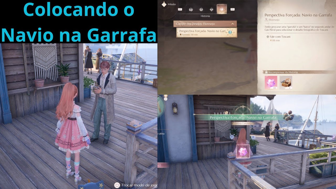 perspectiva forçada navio na garrafa infinity nikki - YouTube