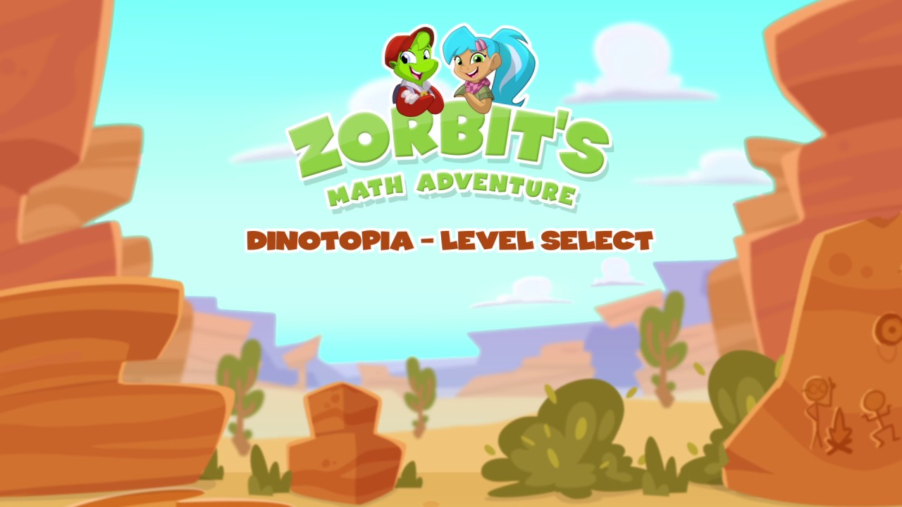 Zorbit's Math: Grade 1's Dinotopia - Level Select Soundtrack - YouTube