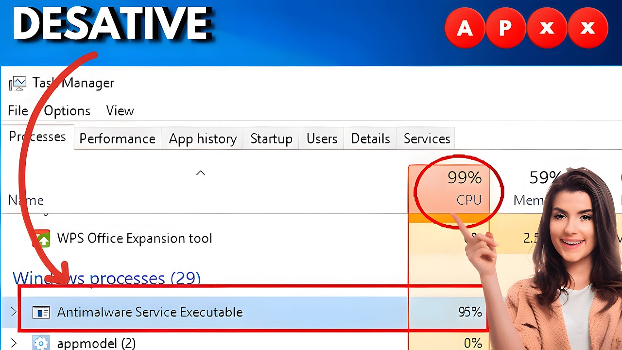 COMO 'DESATIVAR' A FERRAMENTA ANTIMALWARE SERVICE EXECUTABLE - YouTube