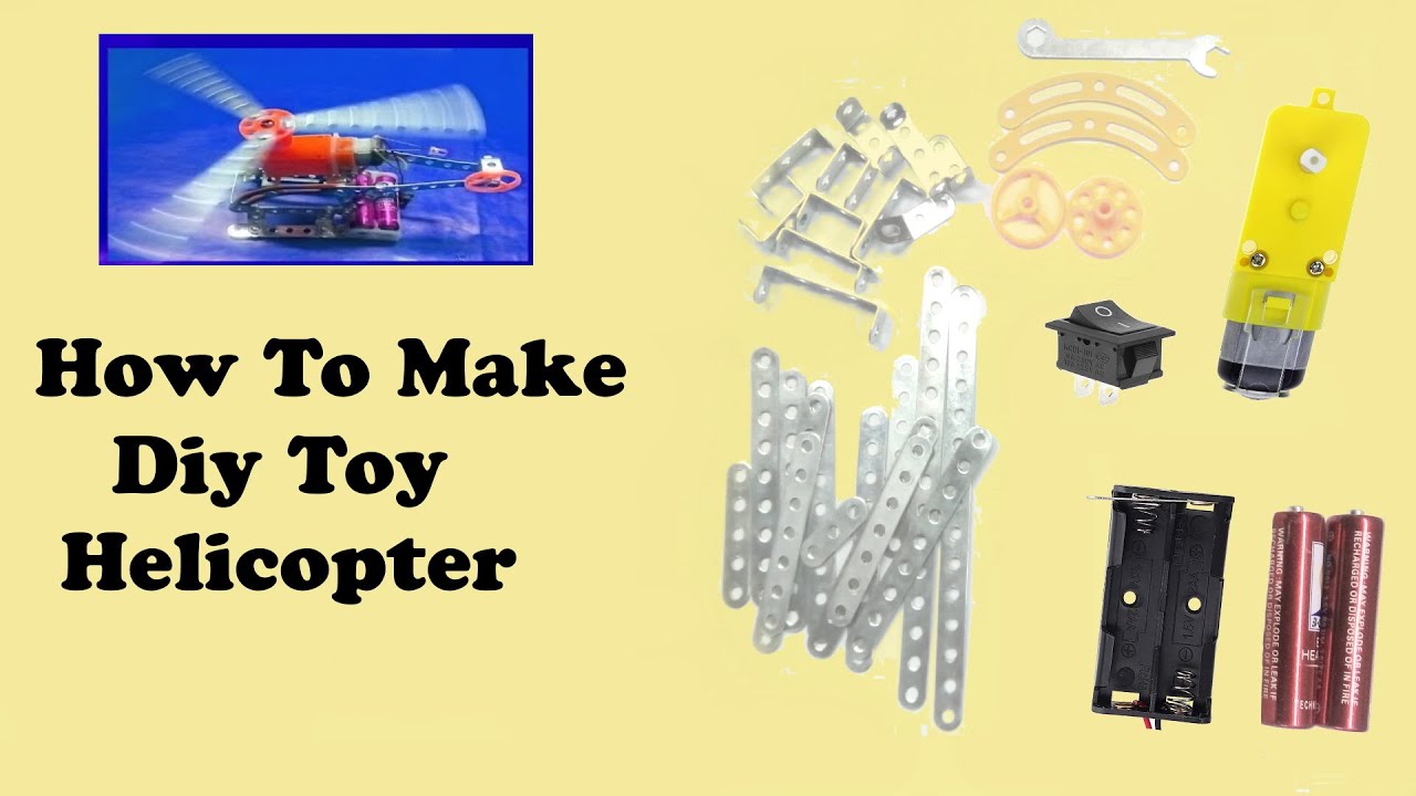 DIY Helicopter at Home - How to Make a Toy Helicopter - Alloy Building ...