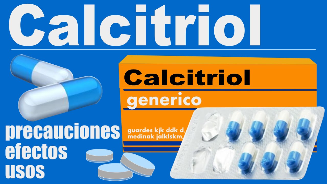 CALCITRIOL para que sirve (huesos, raquitismo) efectos y mas - YouTube