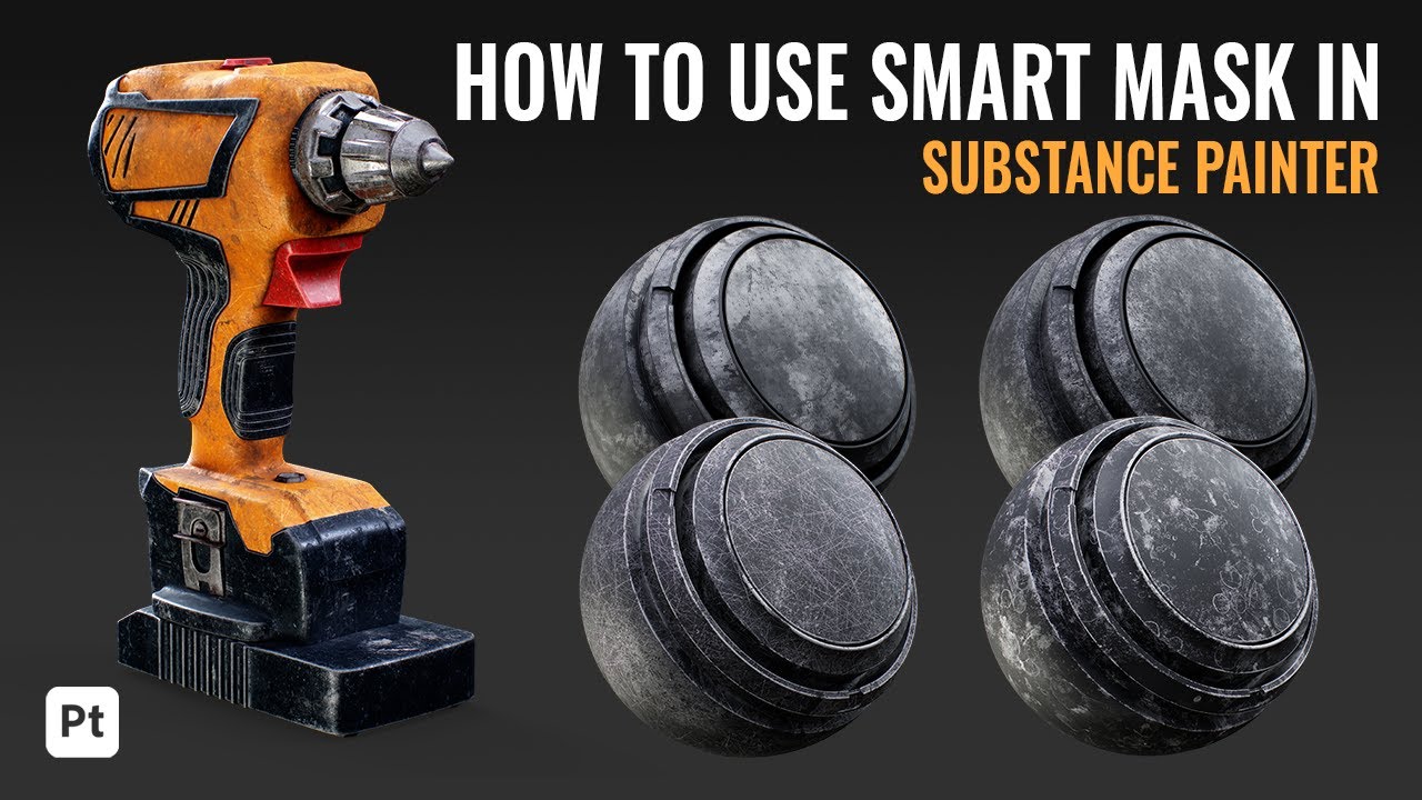 How to use Smart mask in Substance Painter - YouTube