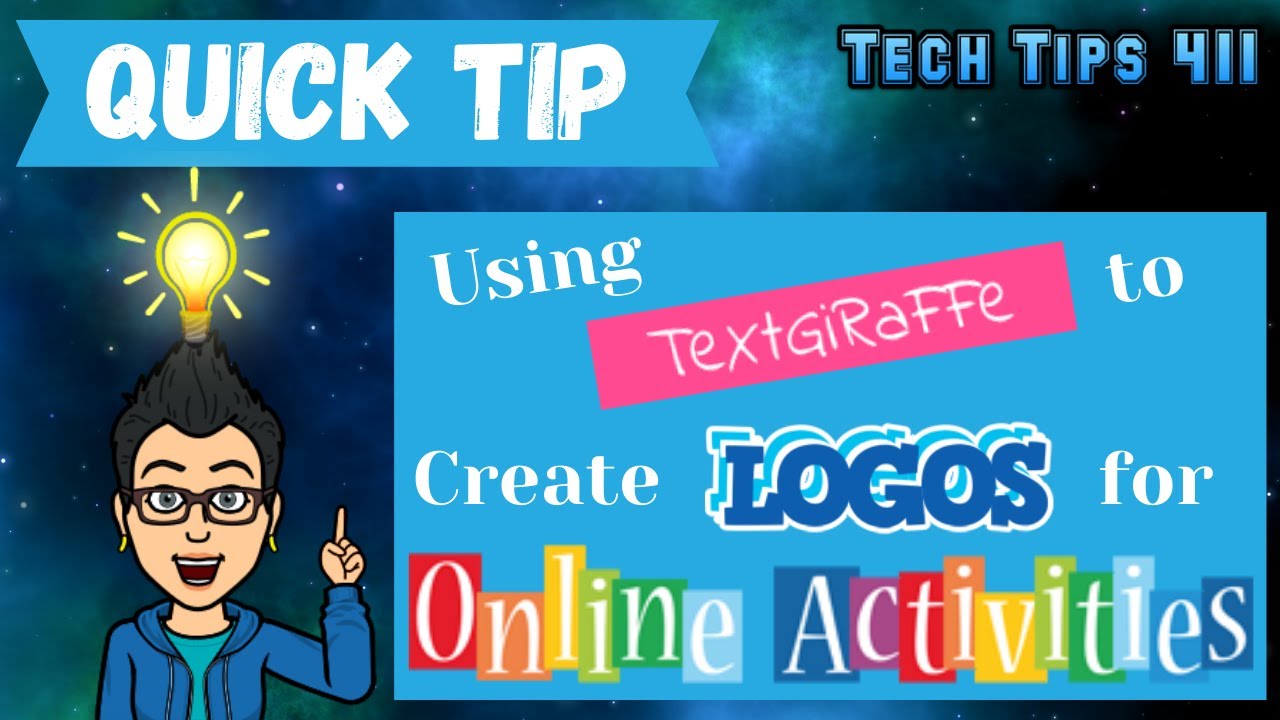 How to Use Text Giraffe to Create Logos (for Online Activities) | Quick ...