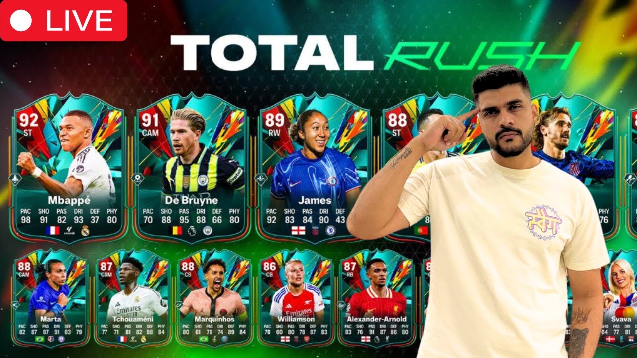 LIVE FC25 Total Rush Grind + Sterling SBC Tonight? #gaming #livestream ...
