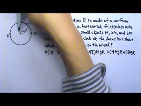 AP Physics 1: Rotation 13: Torque 5: Multiple Choice Question - YouTube