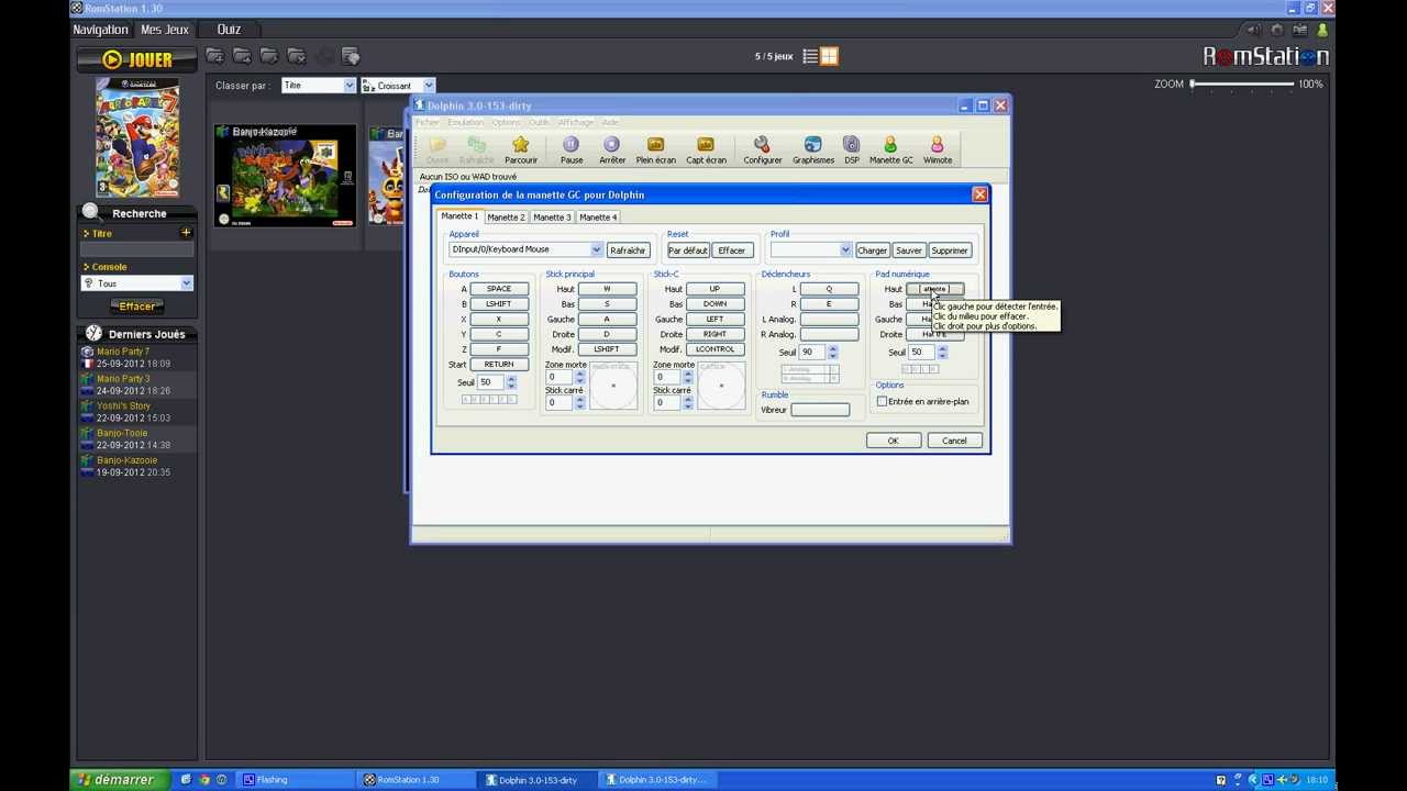 Configurer les contrôles sur RomStation - YouTube