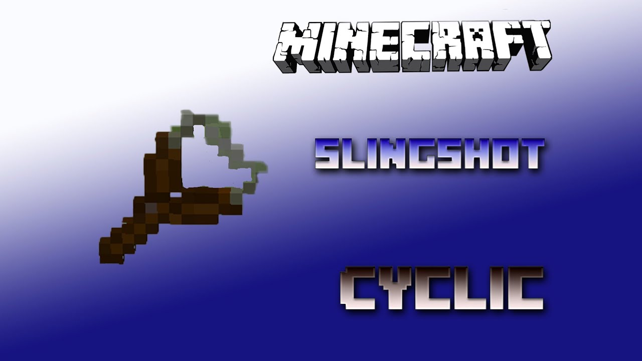 Slingshot 🔮 Minecraft Cyclic Tutorial 🔮 Deutsch / German 🔮 #Minecraft ...