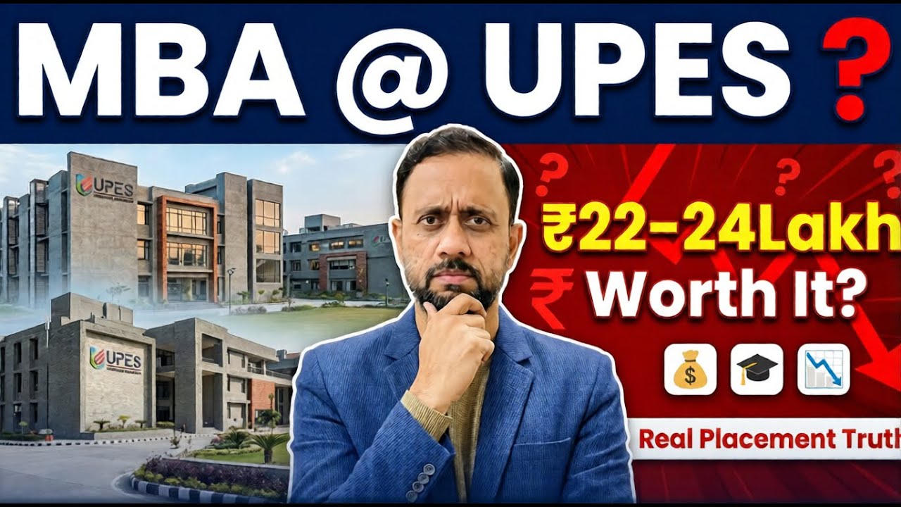 UPES Dehradun MBA Review 2026 | ₹22–24 Lakh Fees vs Reality ...
