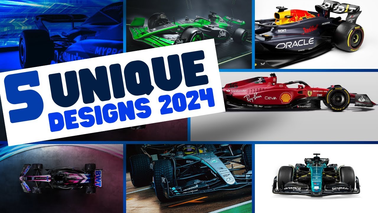 5 UNIQUE F1 2024 Car Designs - YouTube