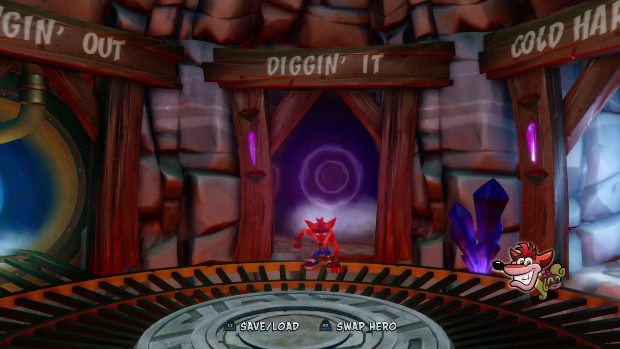 Crash Bandicoot 2: Cortex Strikes Back - Diggin' It Secert Exit (Flora ...
