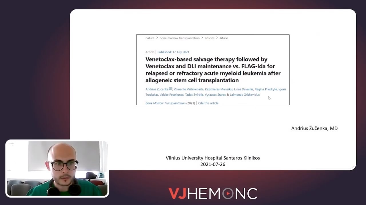 Ven-based salvage followed by ven and DLI maintenance vs. FLAG-ida for ...