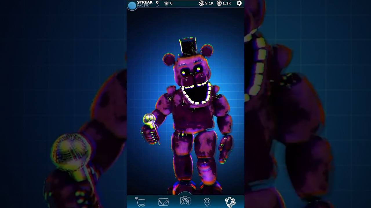 FNaF AR - Unwithered Shadow Freddy Workshop Animation - YouTube