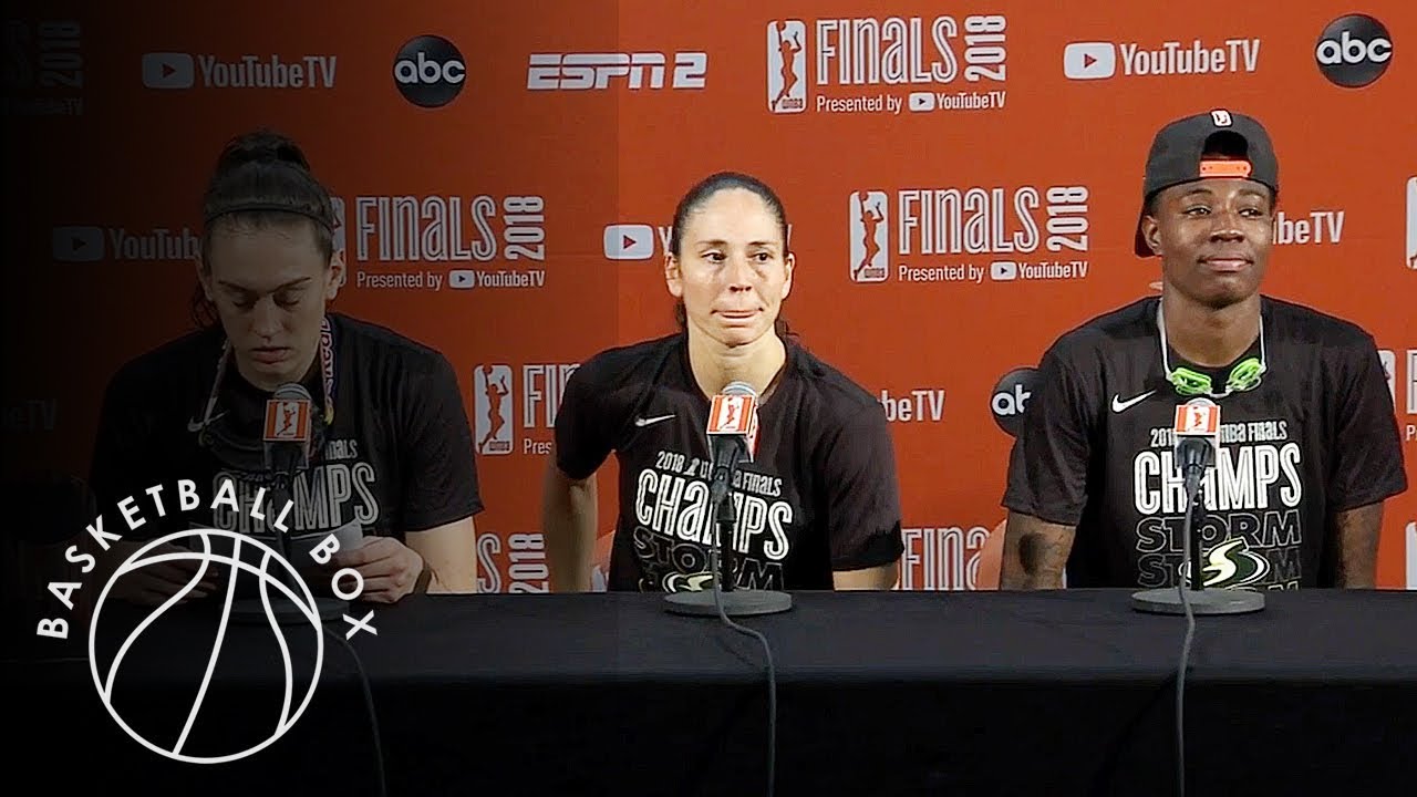 [WNBA Finals] Stewie, Sue, Natasha Howard, Postgame Press Conference ...