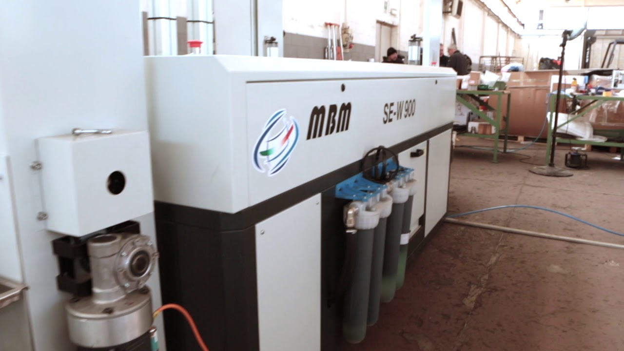 SE W 900 Web Cleaner Machine - YouTube