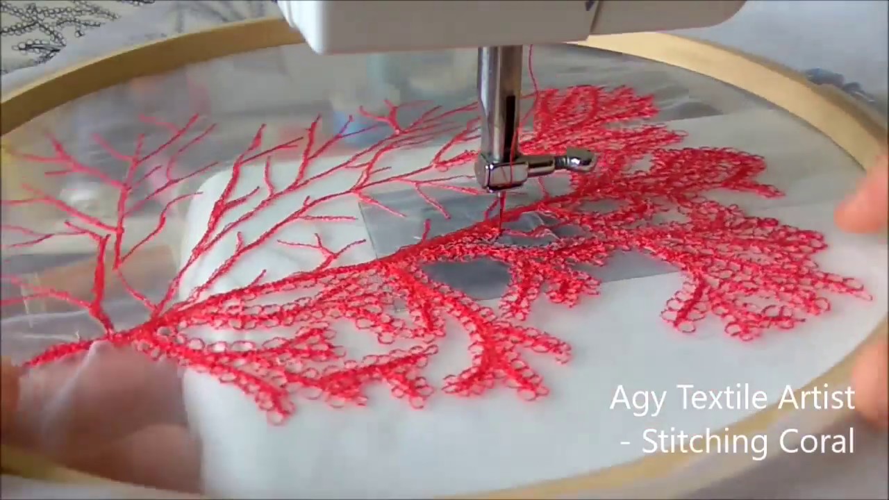 Stitching Coral 1 - YouTube