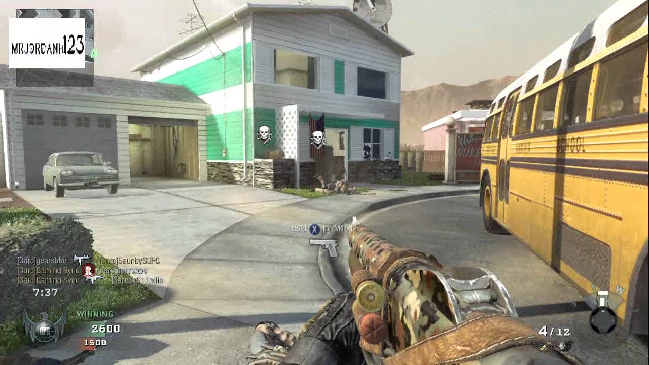 black ops- using stakeout shotgun - YouTube