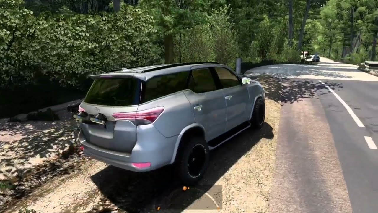 modified toyota fortuner driving in ets2 - YouTube