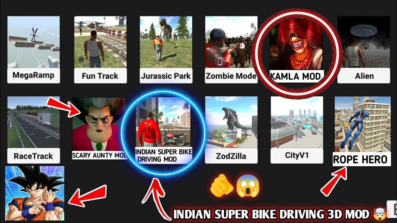 "Indian Bike Driving 3D Me Aayi Real Indian Super Bike?! 😳 (Hidden MOD ...
