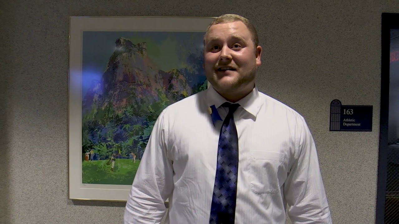 Jared Smarsh | Newman Nurse Pinning Interview 2018 - YouTube