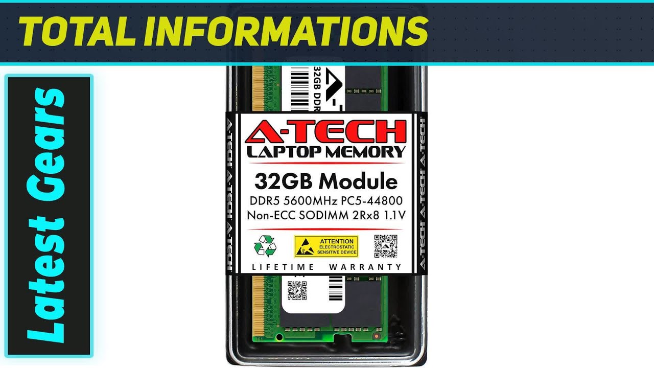 Best RAM Upgrade for ASUS Creator Q OLED? A-Tech 32GB DDR5 Install ...