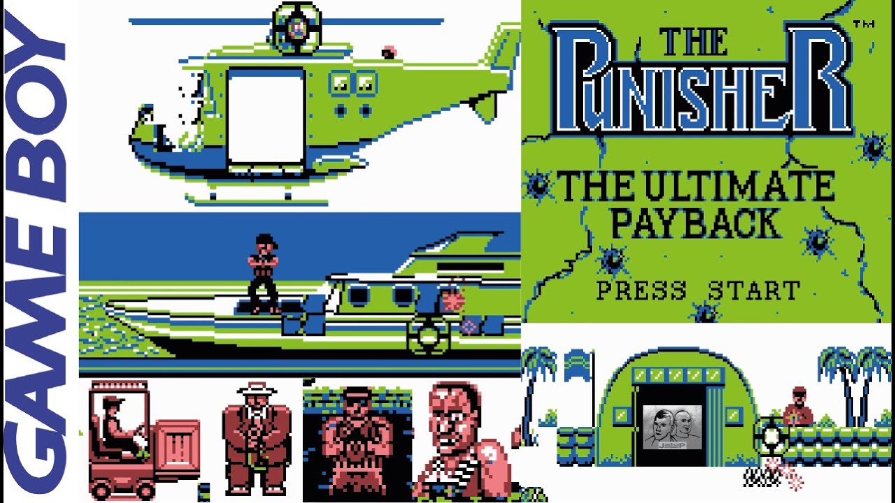The Punisher The Ultimate Payback! Game Boy - C&M Playthrough - YouTube