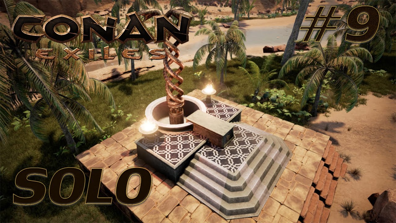 CONAN EXILES #9 TEMPLE DE SET - YouTube