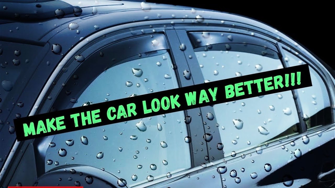 Installing weather tech Window deflectors on the E90 project - YouTube