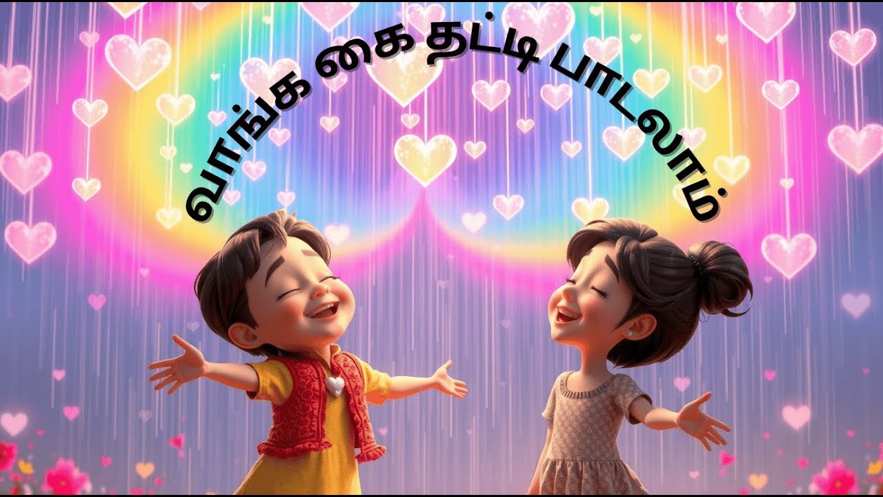 🎶Vangu kai thatti padalam | கைத்தட்டலாம்! கைத்தட்டலாம்! | Tamil Kids ...