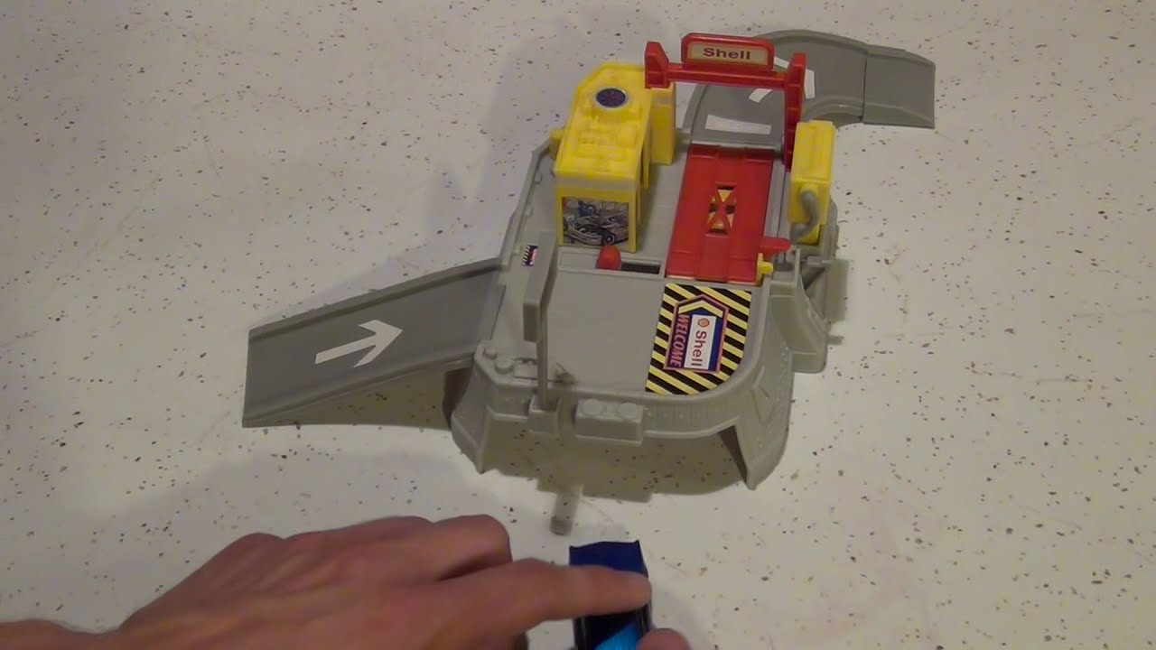 Hot Wheels Shell Gas Station - Unboxing and Review - YouTube