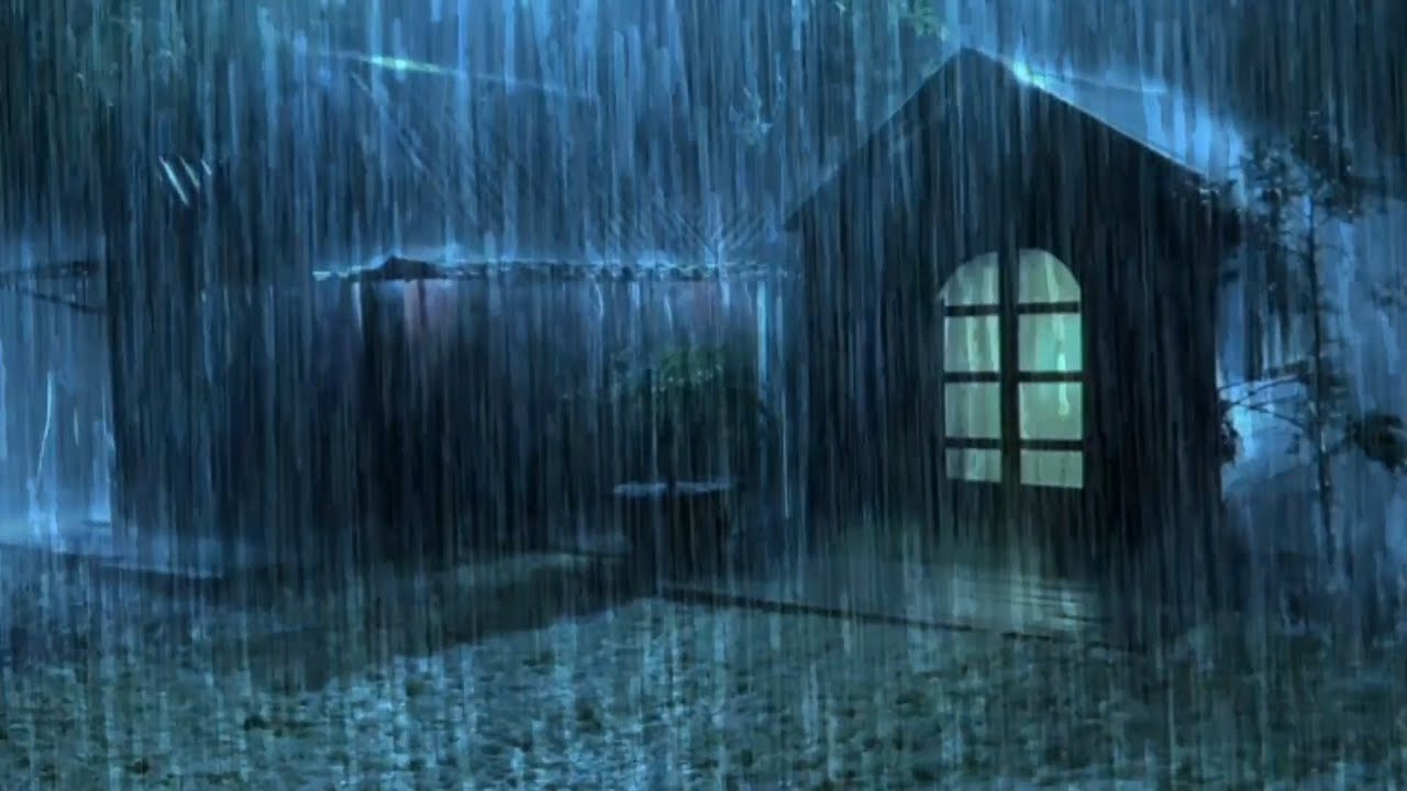 🔴 5 Minutes To Sleep, Extremely Heavy Rain - YouTube