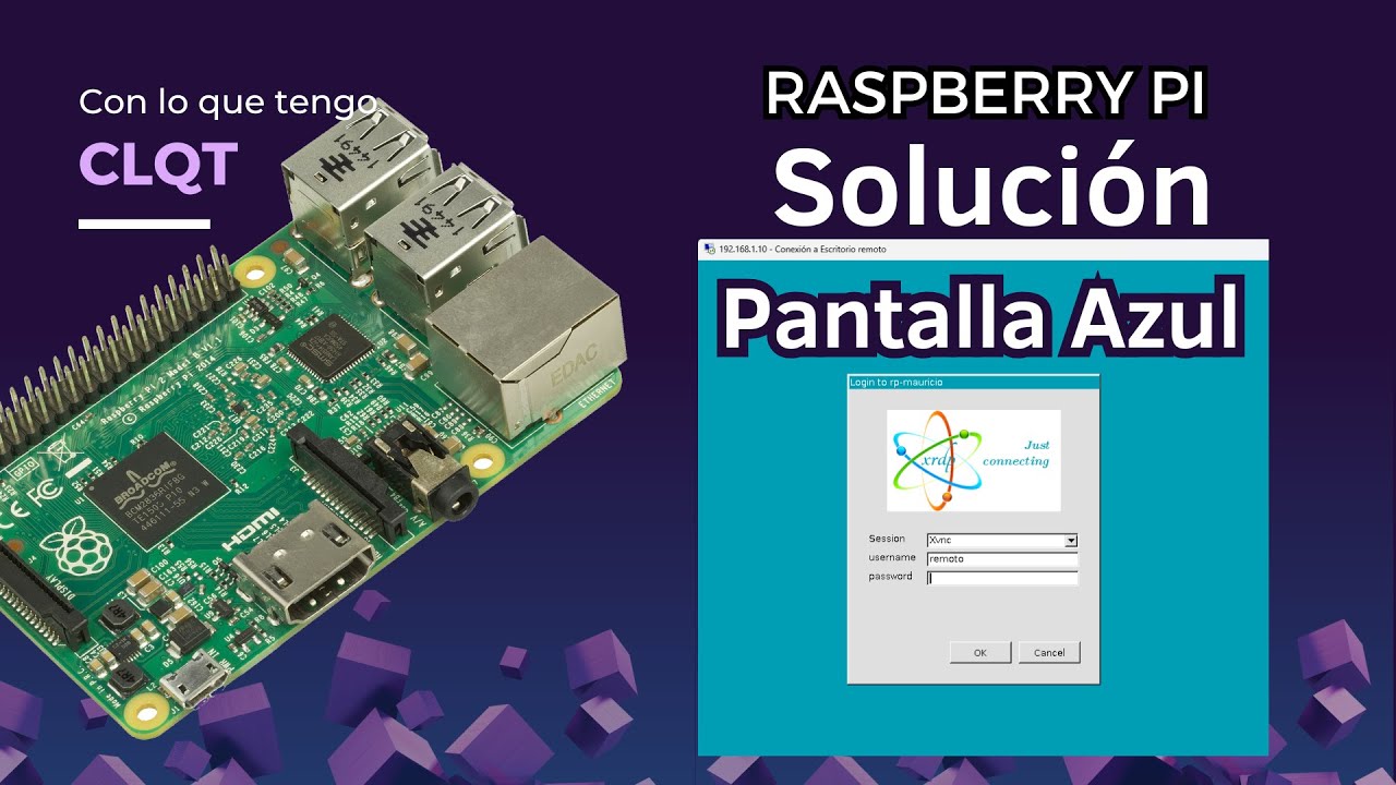 Raspberry Solucionar Pantalla Azul - YouTube