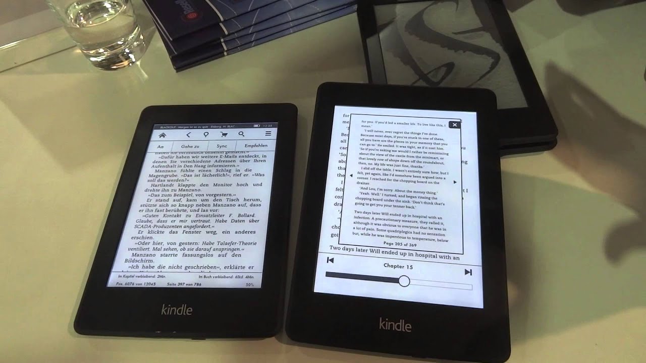 Neuer Kindle Paperwhite (2. Gen) Hands On (german/deutsch) - YouTube