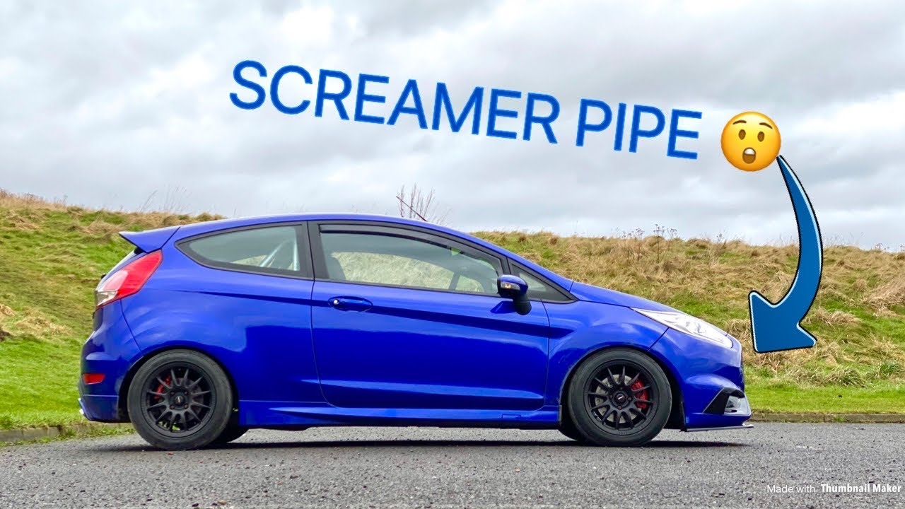 CAGED FIESTA ST * BIG TURBO * WITH SCREAMER PIPE - YouTube