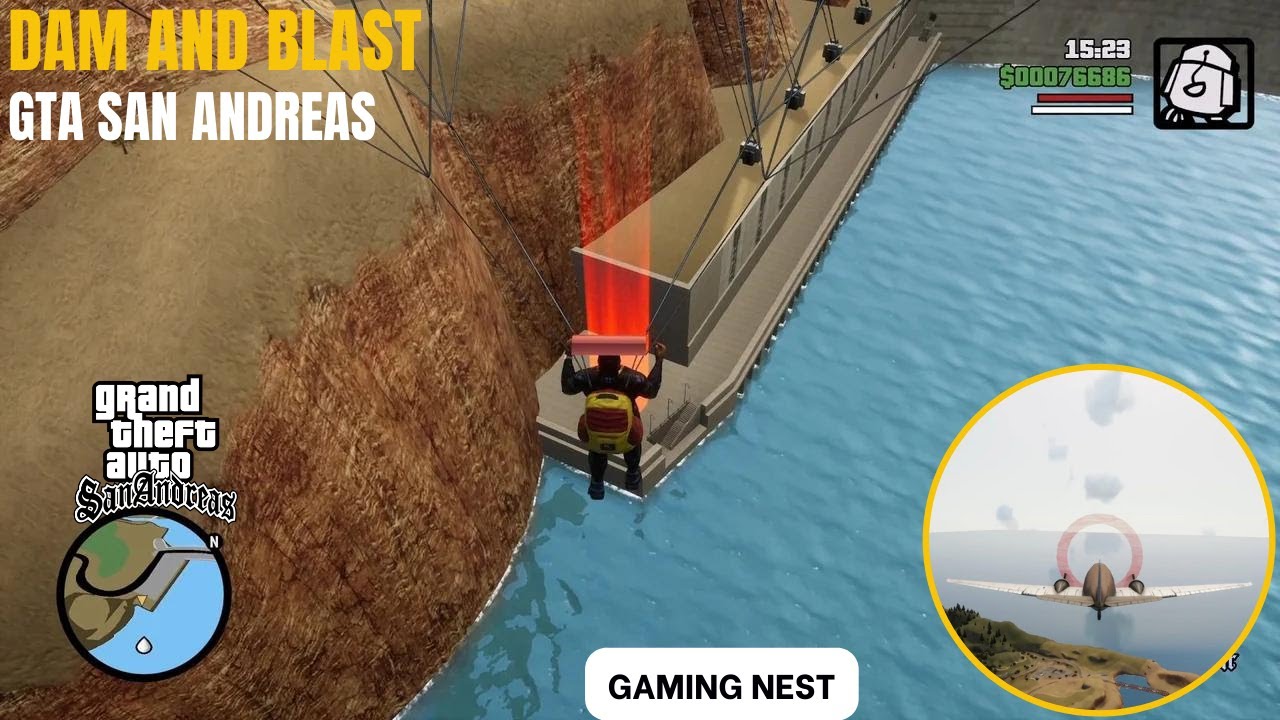 Dam and Blast GTA San Andreas || How To Pass Mission - YouTube