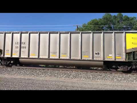 A Honking Southbound BNSF #5691 Loaded Energy Coal Train - YouTube