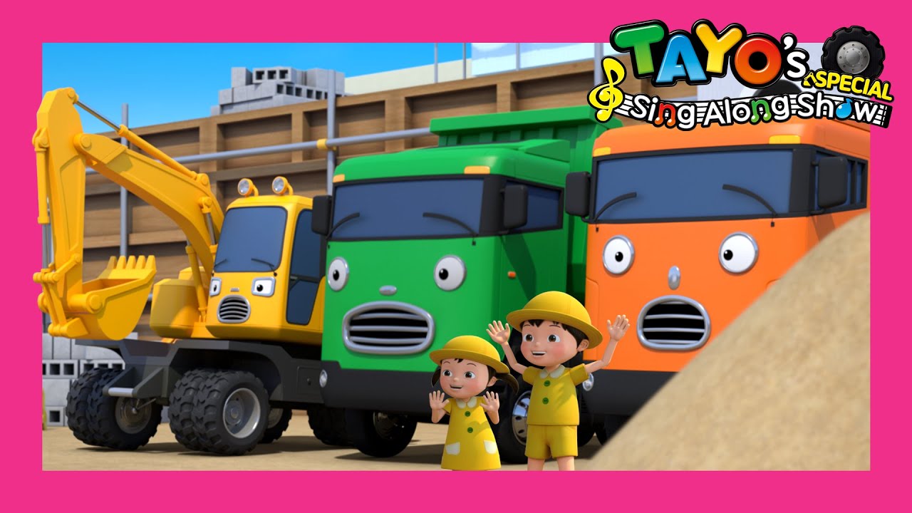 Tayo Strong Heavy Vehicles Song Compilation (60 mins) l Car songs l ...