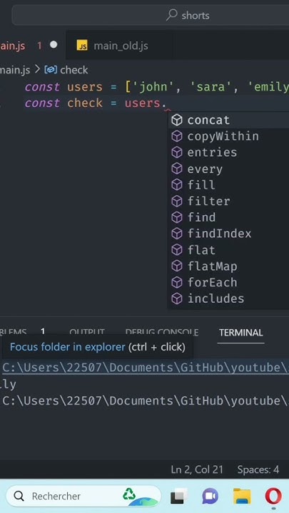 Vérifier qu'un élément existent dans un Tableau en JavaScript 💻 - YouTube