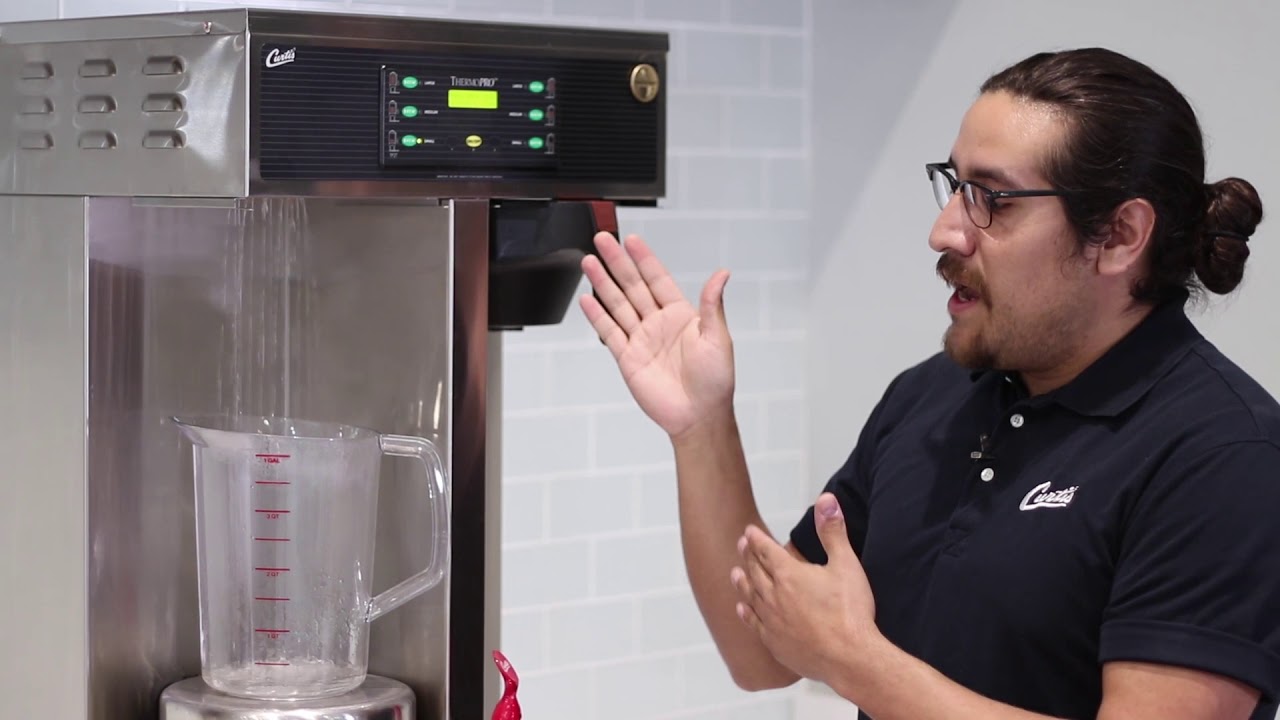 How to Calibrate Your Curtis G3 Commercial Coffee Maker - YouTube
