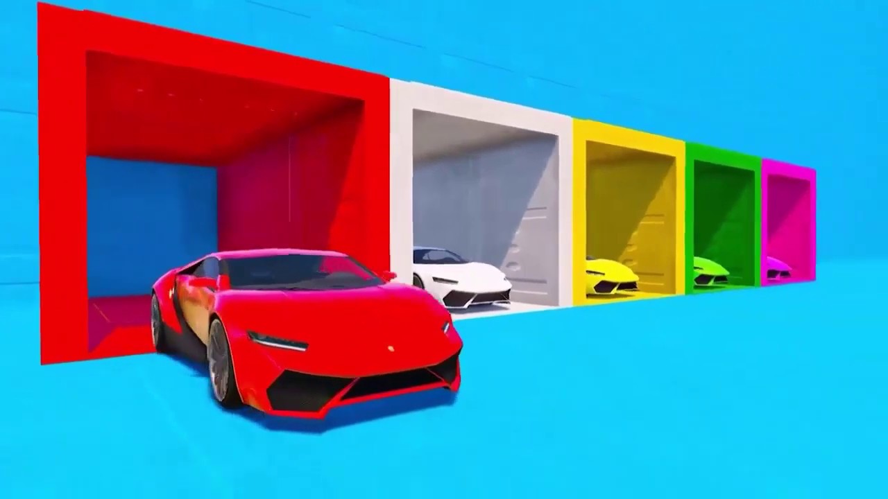 Learning Colors Name With Cars, Fun And Enjoy - YouTube