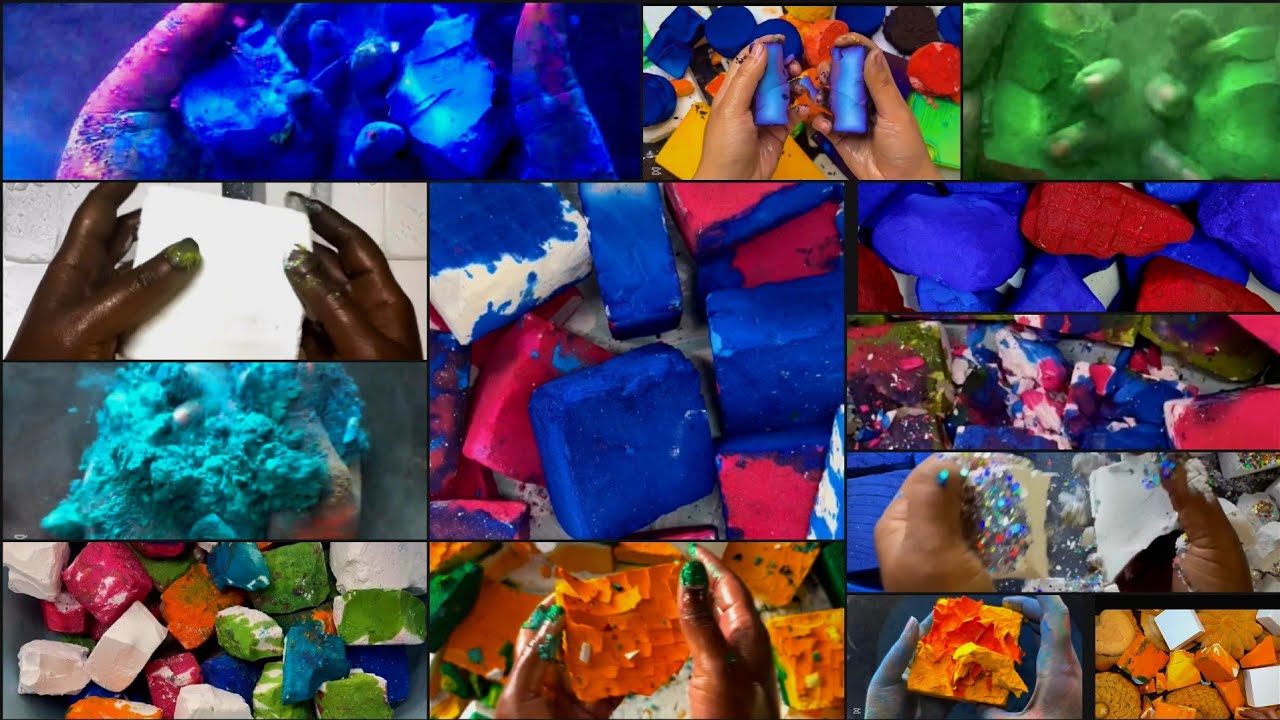💙Episode 02(Some Random Chalks)💙 /Chalk Asmr Edits Unfiltered Edit of ...