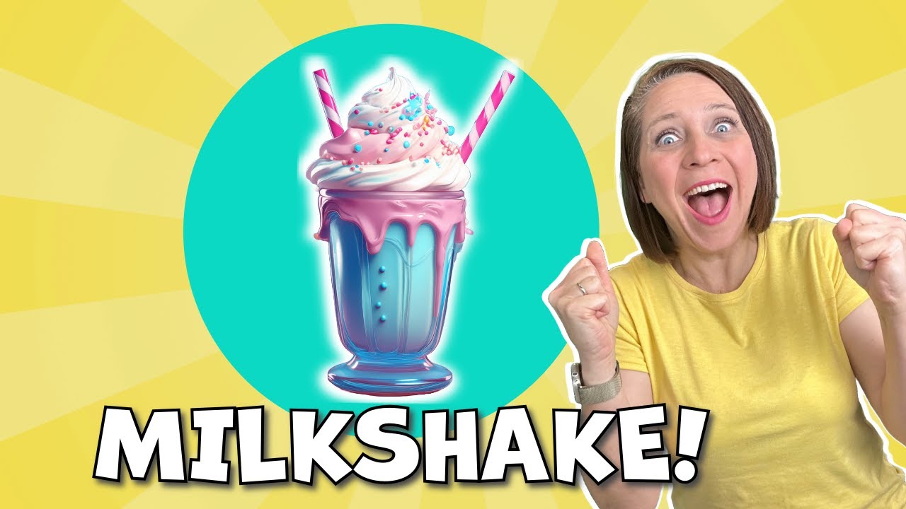 Let's Make a Milkshake🥤A silly song for preschoolers and toddlers🍦 ...