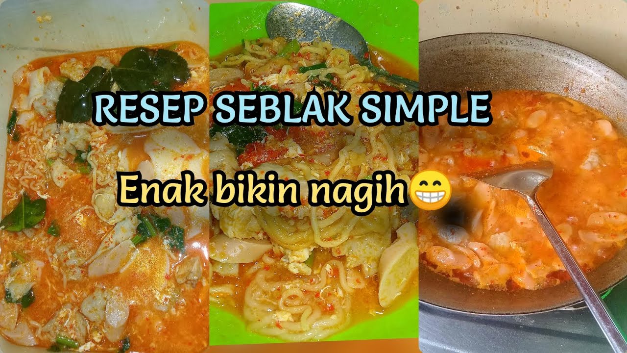 Resep simple seblak, enak bikin nagih - YouTube