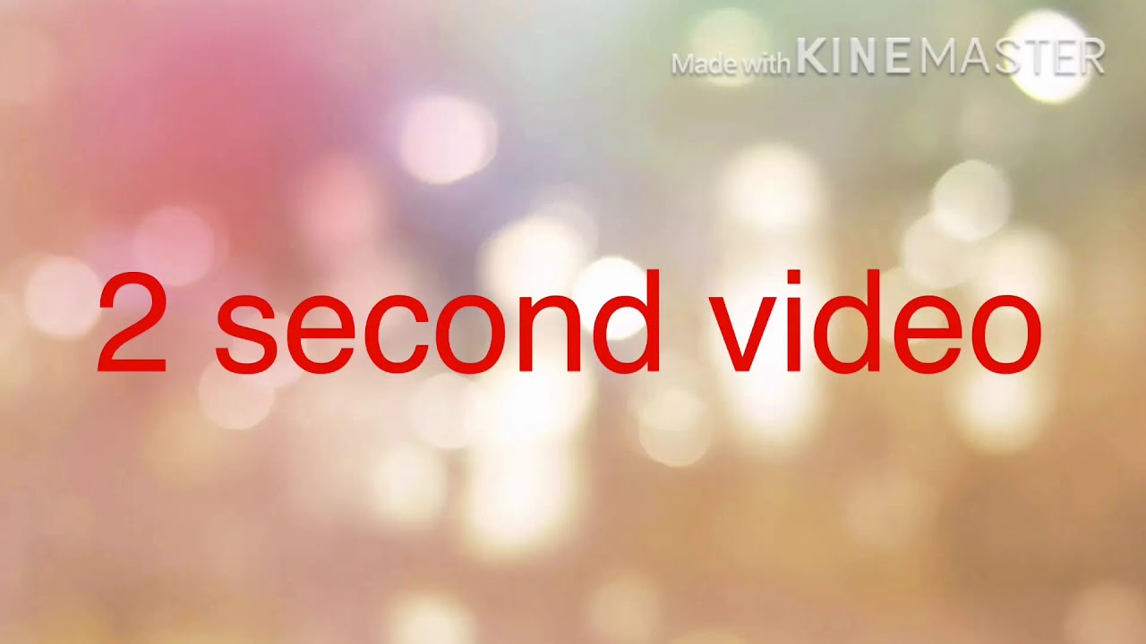 2 second video..... - YouTube
