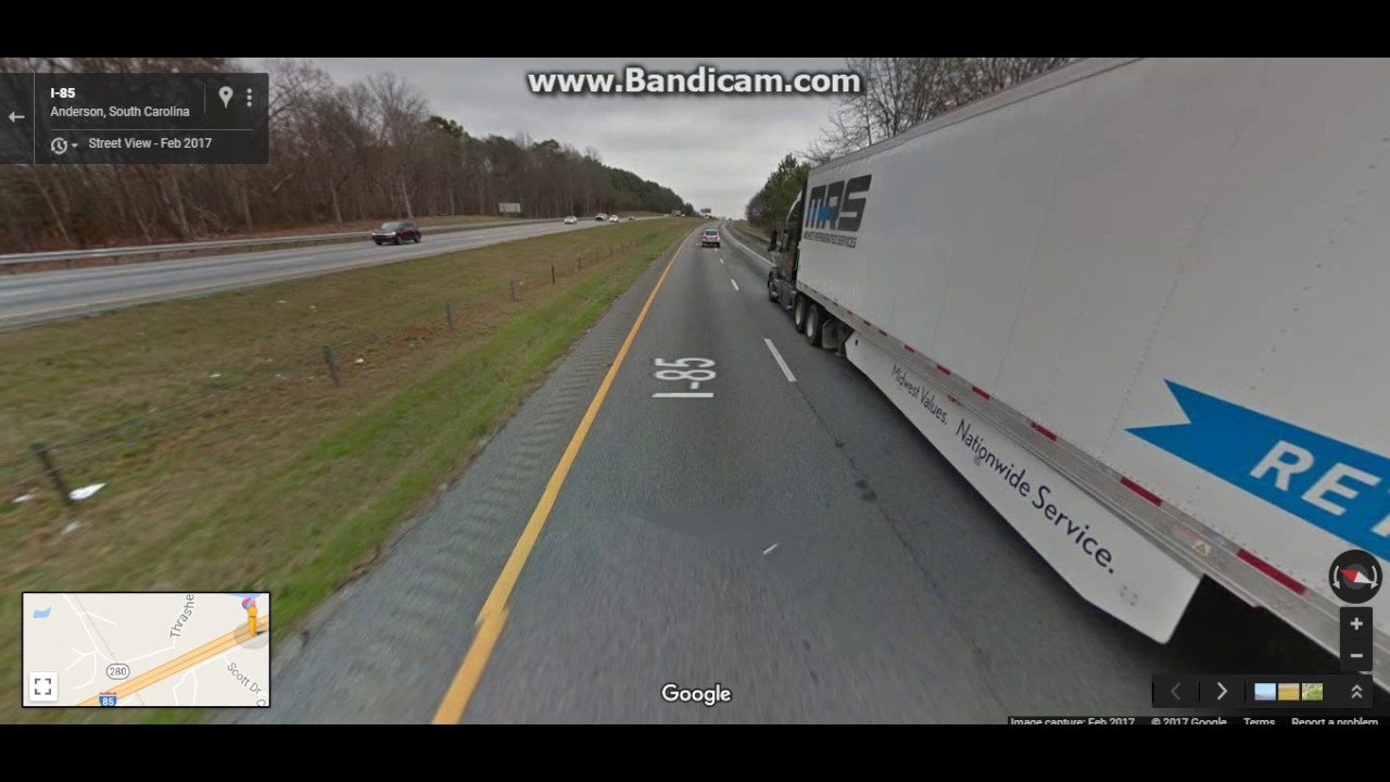 Interstate 85 - South Carolina (Exits 11 to 21) northbound - YouTube