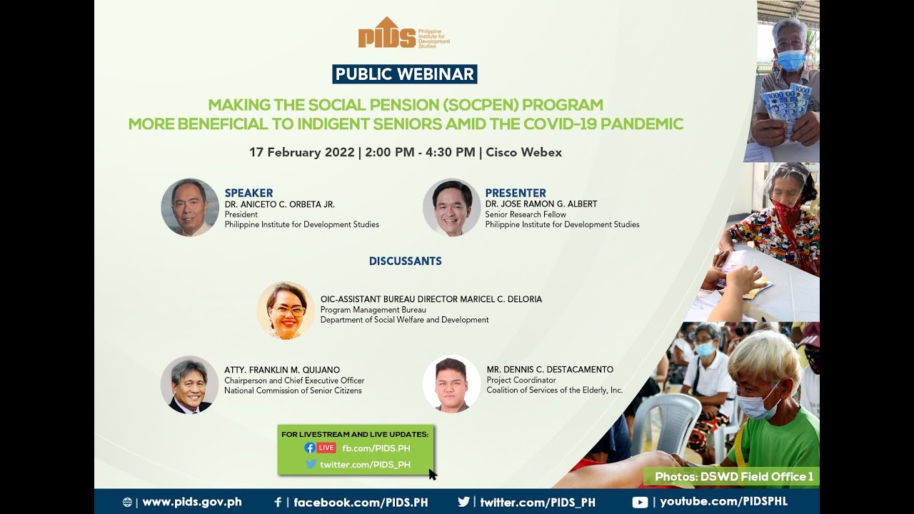 Making the Social Pension (SocPen) Program More Beneficial to Indigent ...